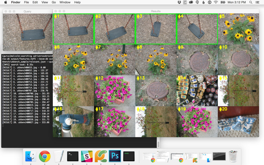 Performing a search – PyImageSearch